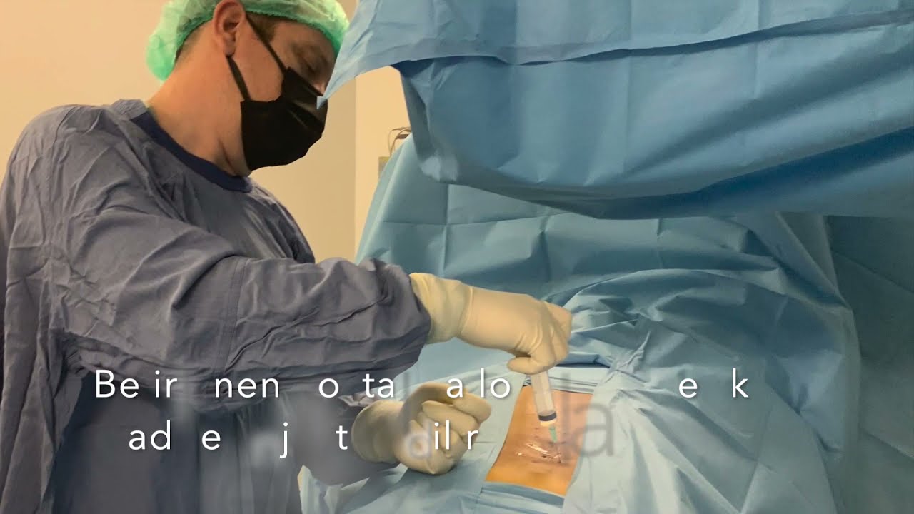 Lumbar Radiofrequency Neurotomy Application - Prof. MD Melih Güven